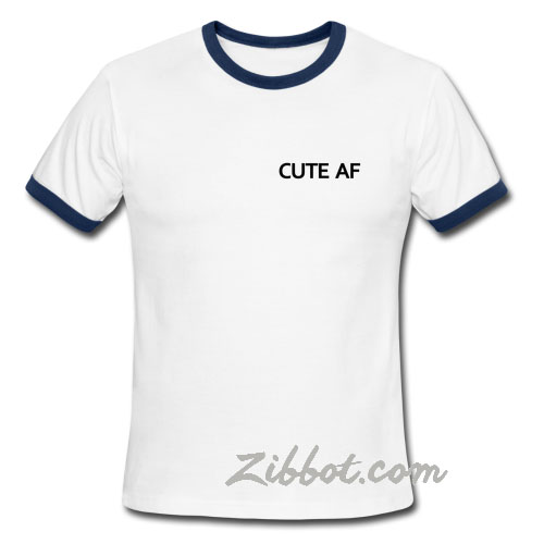 cute af ring t shirt