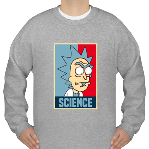 Rick and Morty Science sweatshirt