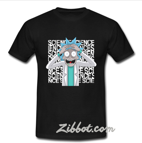 rick and morty science tshirt