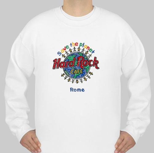 hard rock cafe rome sweatshirt