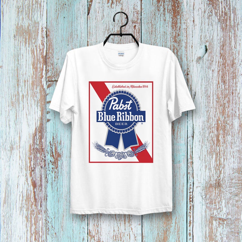 Pabst Blue Ribbon Beer T Shirt